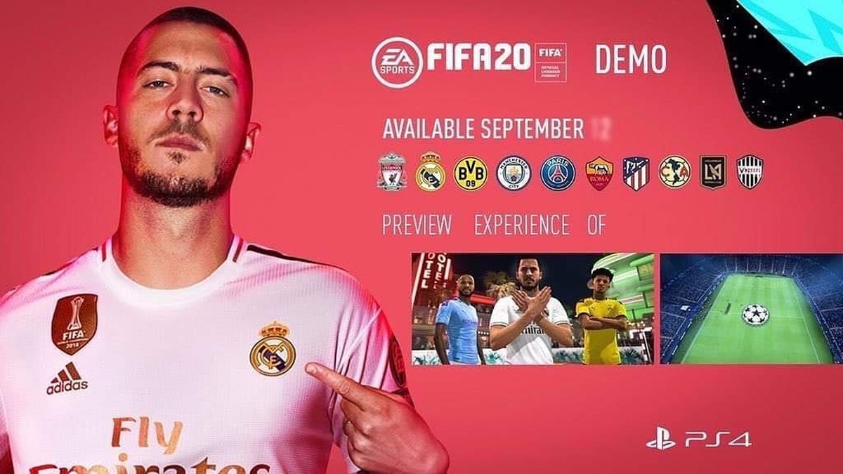 FIFA 20: demo terá 10 times e chega no dia 12 de setembro