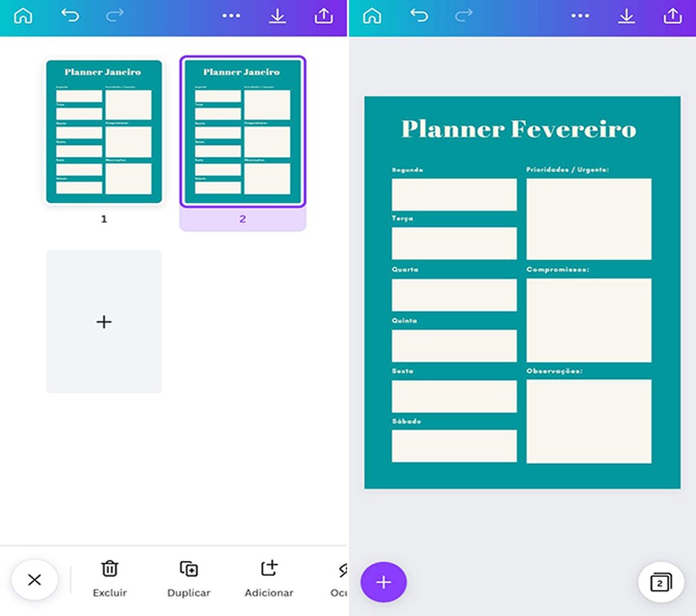 Planner 2023 para imprimir: saiba fazer pelo celular no Canva