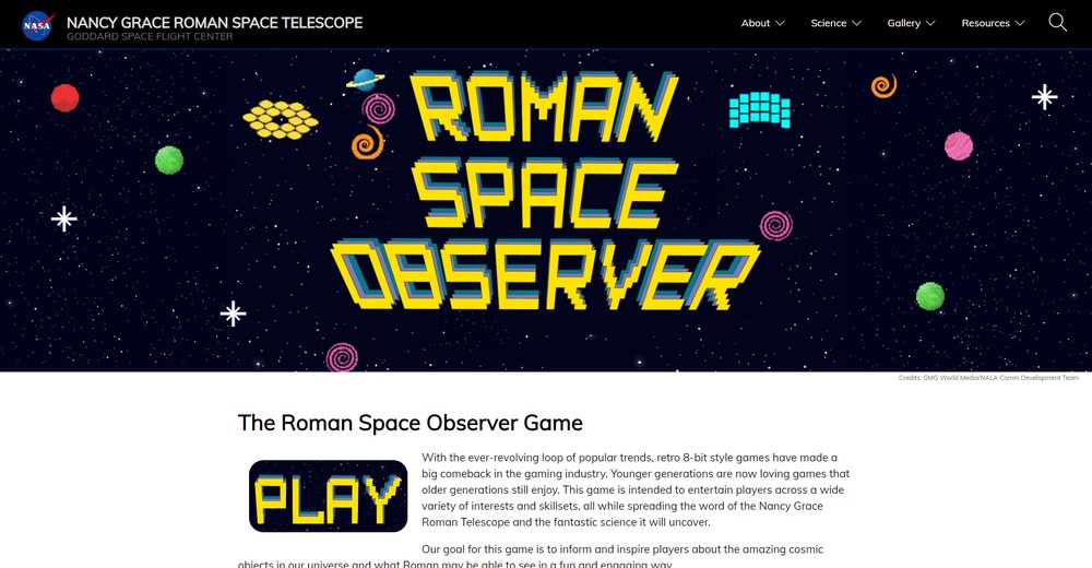 NASA cria game arcade para celebrar seu novo telescópio; veja como jogar