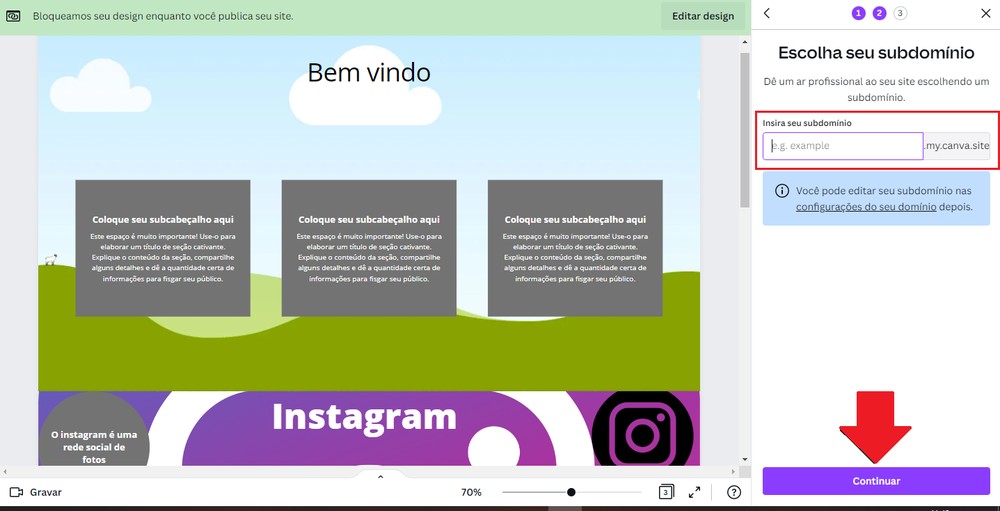 Como criar um site grátis usando o Canva