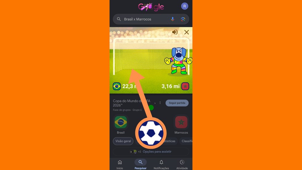 Mini Cup do Google: confira como jogar o game da Copa do Mundo de 2026