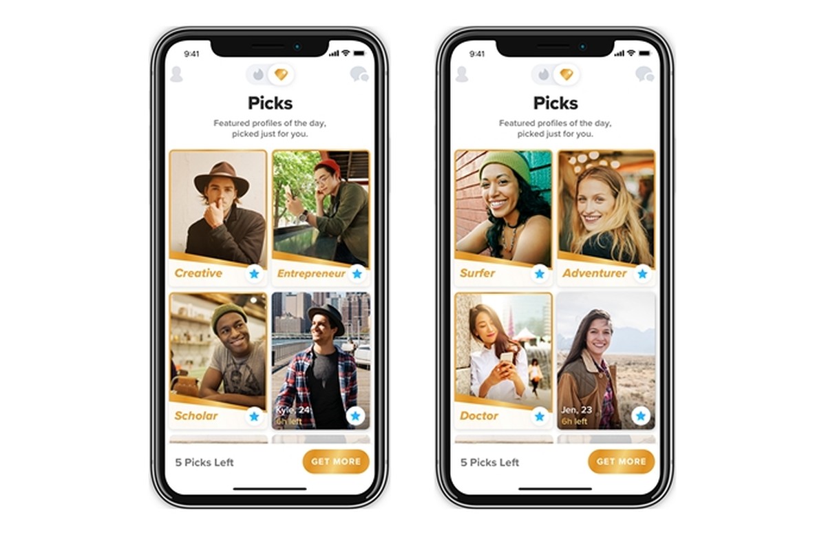 Tinder testa função Picks, que acha par ideal baseado em seus interesses