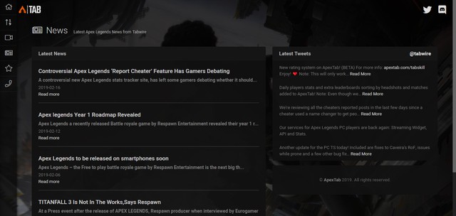 Apex Legends: veja status das partidas e ranking simulado com o Apex Tab