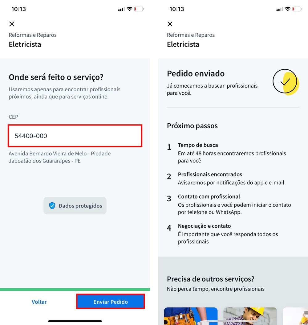 GetNinjas: como funciona app para contratar profissionais e serviços