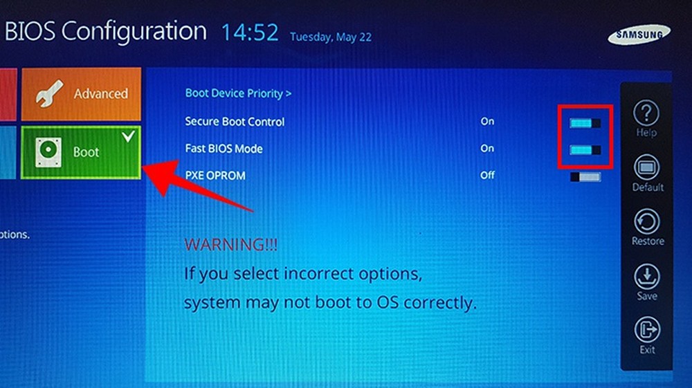 Como dar boot pelo USB no notebook Samsung Ativ 2
