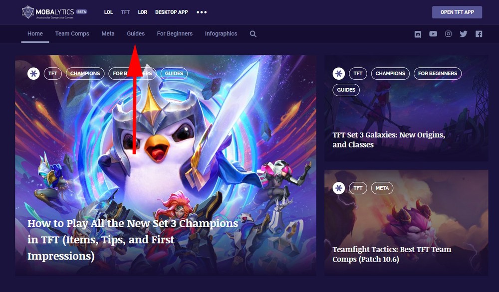 TFT no Mobalytics: como ver tier lists, melhores comps e estatísticas