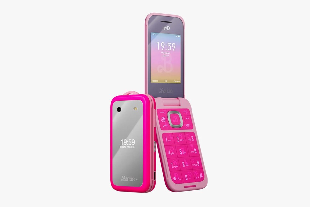 Nokia lança celular da Barbie com design flip e visual pink; veja fotos