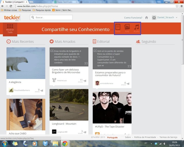 Como usar o Teckler e ganhar dinheiro com postagens