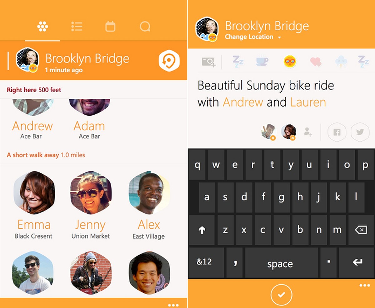 Swarm, app ‘irmão’ do Foursquare, chega ao Windows Phone