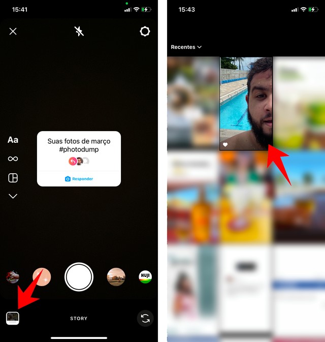 Como fazer photo dump no Instagram