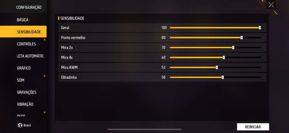 Melhor sensibilidade Free Fire: veja 'sensi' ideal para subir capa em 2024