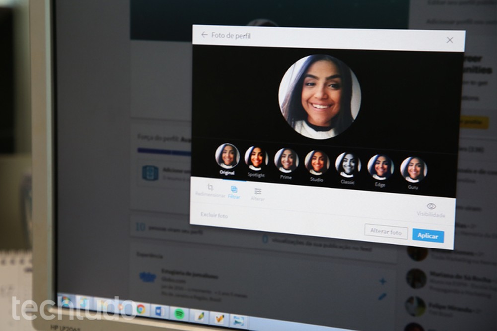 LinkedIn inclui filtros parecidos com os do Instagram em fotos de perfil
