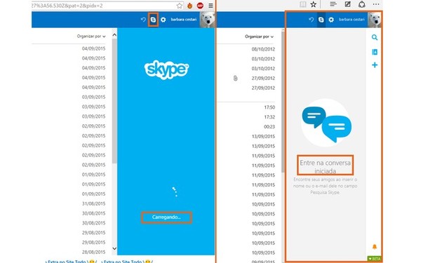 Como usar o Skype direto da caixa de entrada do Outlook.com