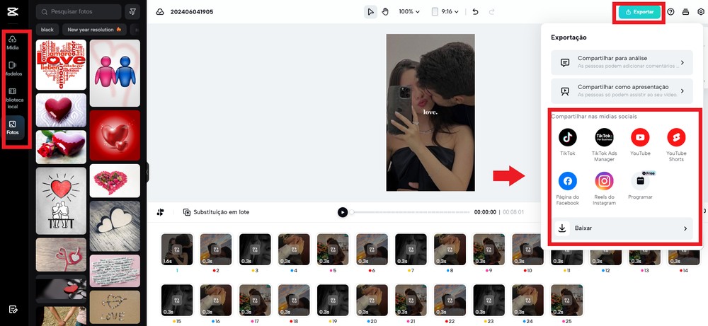 Dia dos Namorados 2024: como criar vídeo romântico para comemorar a data