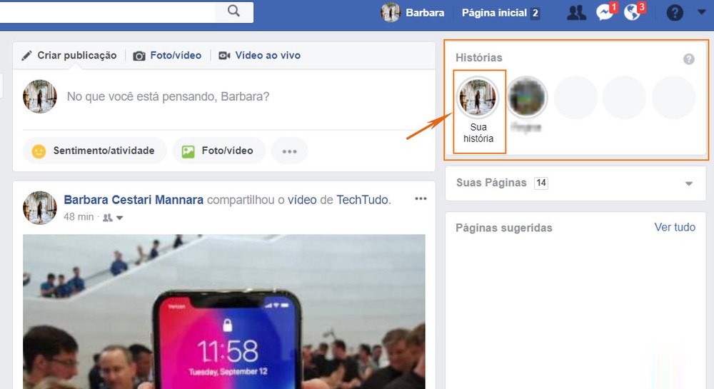 Como usar o Facebook Stories no computador; veja funções disponíveis no PC