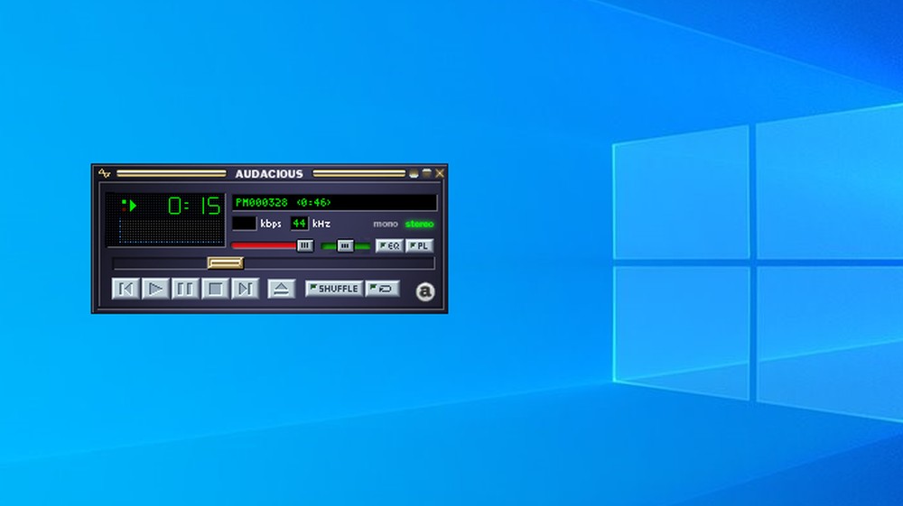 Como deixar o Audacious com a interface do Winamp