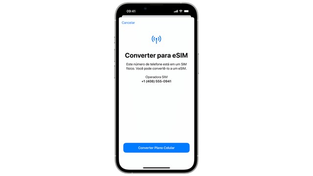 Como colocar chip virtual (eSIM) no iPhone