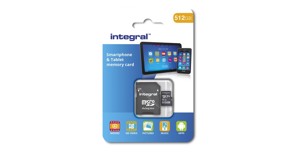 MicroSD com a maior capacidade do mundo suporta até 512 GB de arquivos