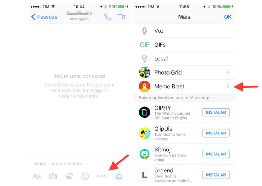 Como criar memes no Facebook Messenger?