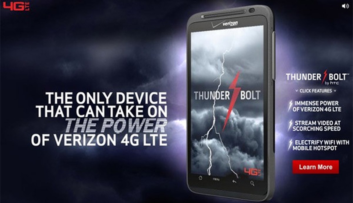 HTC Thunderbolt já está à venda nos EUA