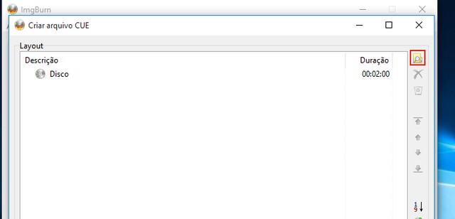 Como gravar um áudio CD com o ImgBurn