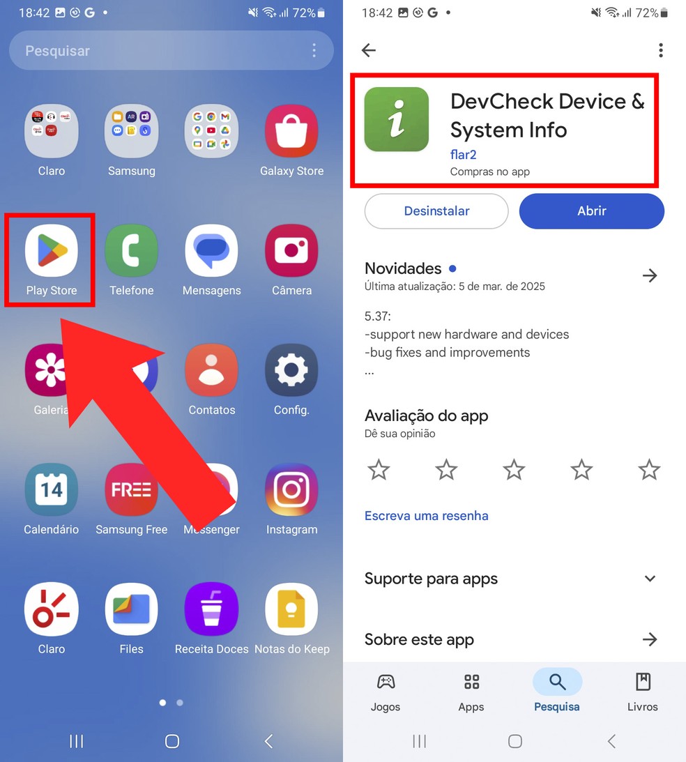 Como saber a ficha técnica do celular Android