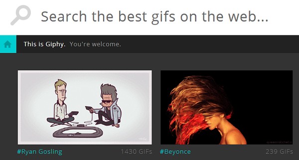 Conheça o Giphy, site ajuda na busca de gifs por temas