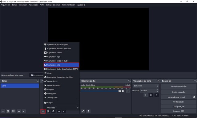 OBS Studio: como usar programa para gravar tela do PC com áudio