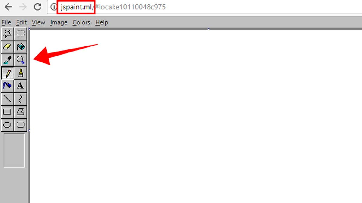 Como usar o MS Paint clássico pelo navegador