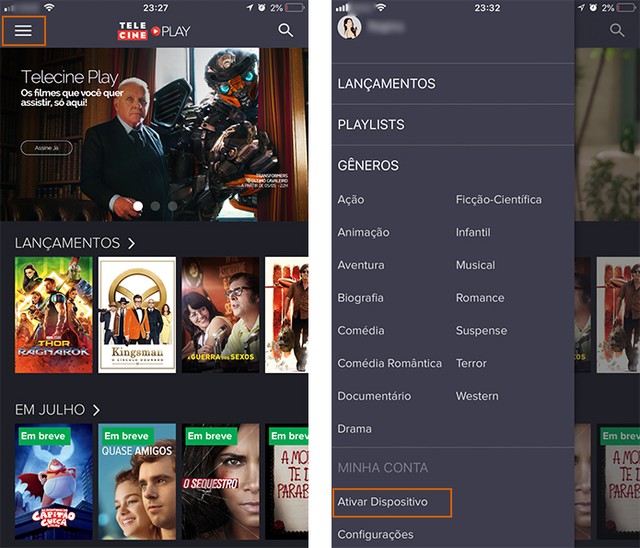 Como assistir ao Telecine Play na smart TV da Samsung