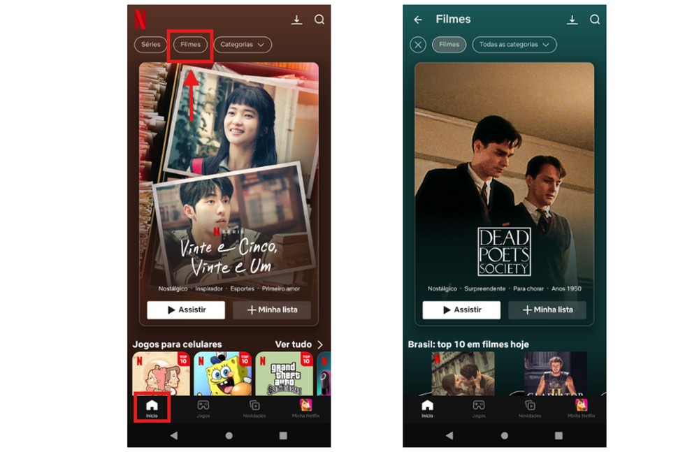 Como baixar filme da Netflix para assistir offline no celular e PC