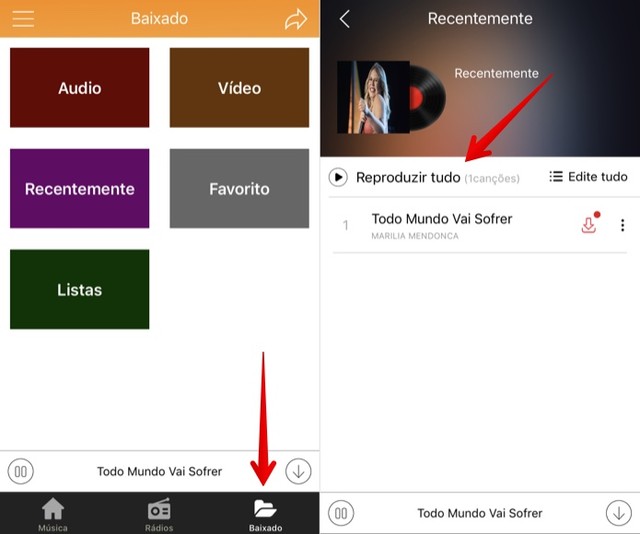 Como usar o Young Radio Pro para ouvir música offline grátis no iPhone