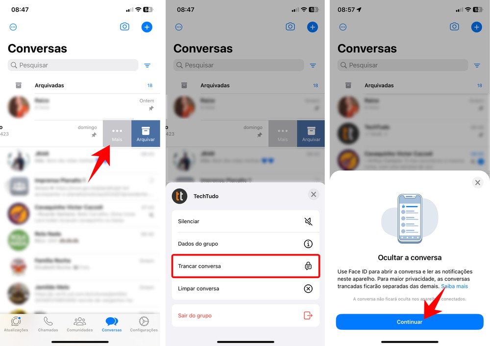 Como destrancar conversa no WhatsApp? Veja o passo a passo