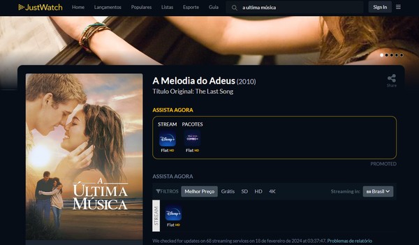 JustWatch: como usar site que mostra filmes e séries disponíveis no streaming