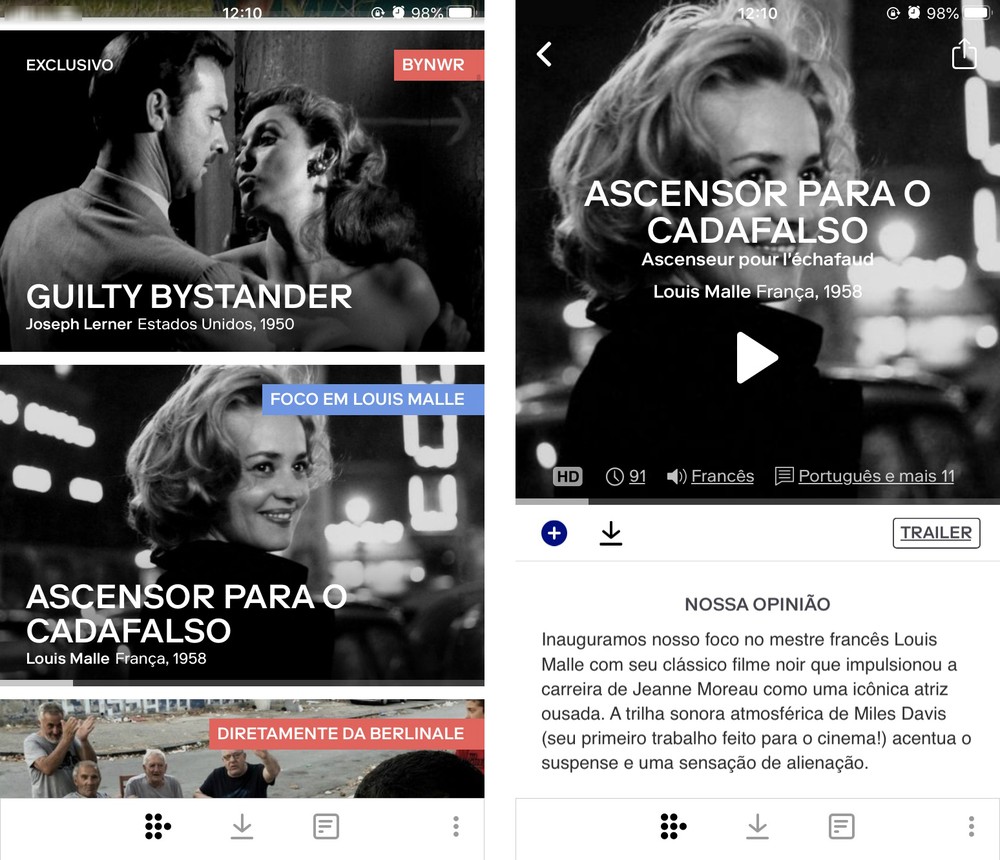 Mubi app: conheça o serviço de streaming para ver filmes clássicos