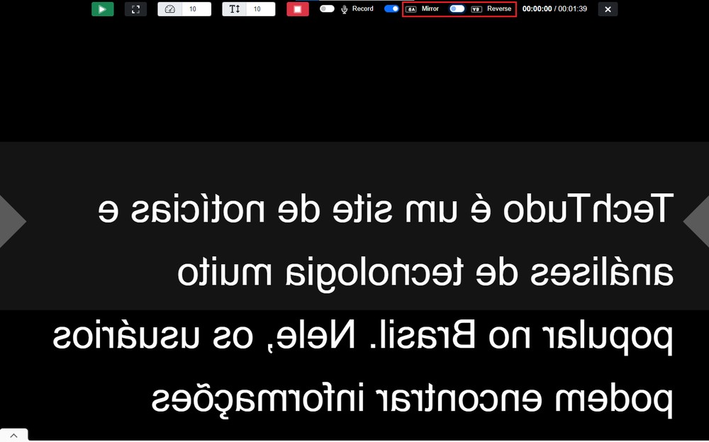 Teleprompter online: veja como usar versão para PC do equipamento