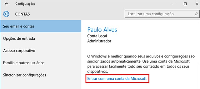 Como criar, trocar e apagar perfil de usuário no Windows 10
