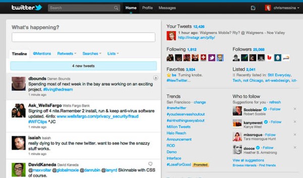 A evolução da plataforma do Twitter em imagens e vídeos