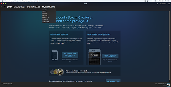 Como pegar um Steam Trade Link para troca de itens na plataforma