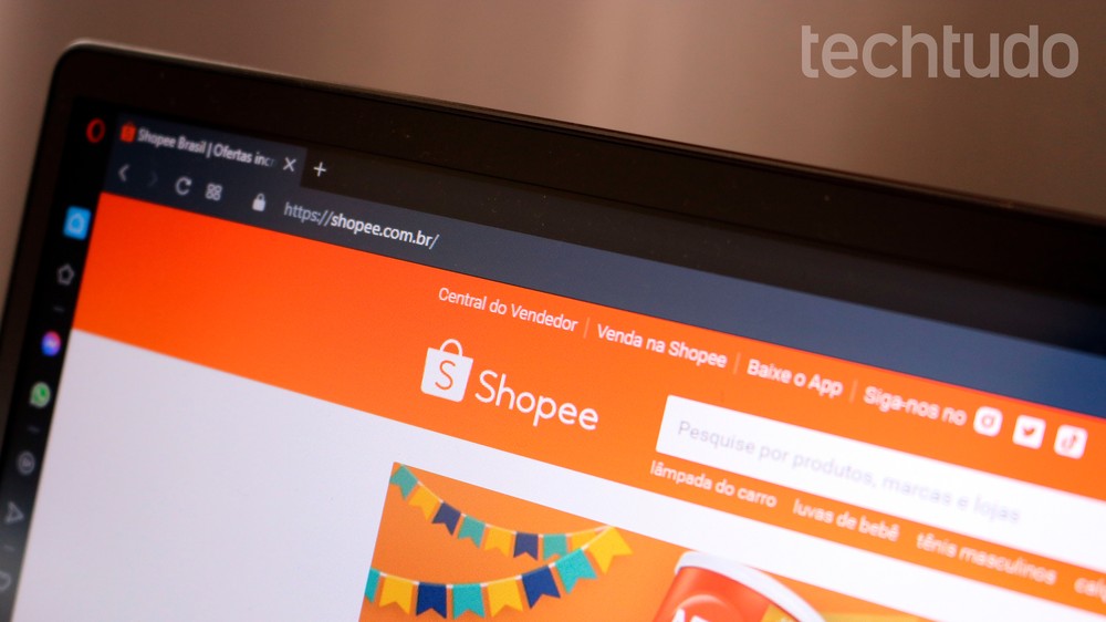 Como entrar em contato com a Shopee pelo computador