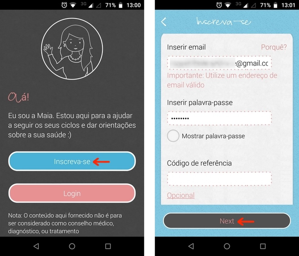 Como saber se estou no período fértil com o app Maia