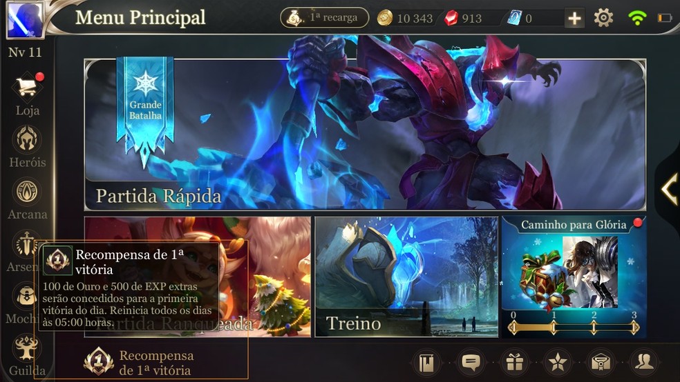 Como conseguir heróis, skins e itens de graça em Arena of Valor