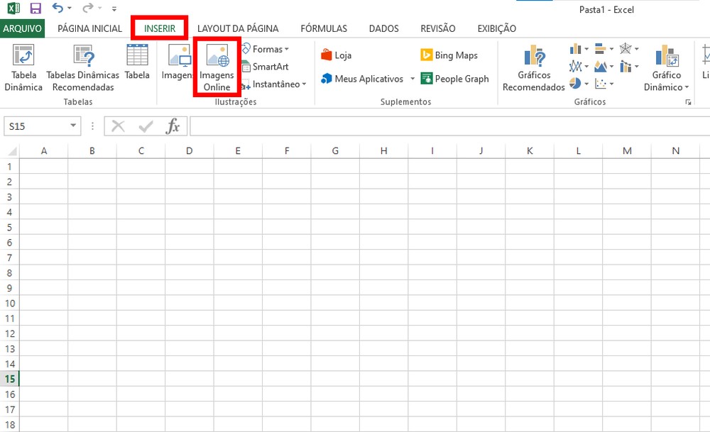 Como inserir imagem no Excel