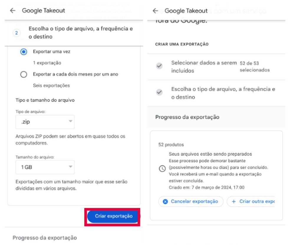 Google Takeout: saiba recuperar fotos e arquivos com o recurso