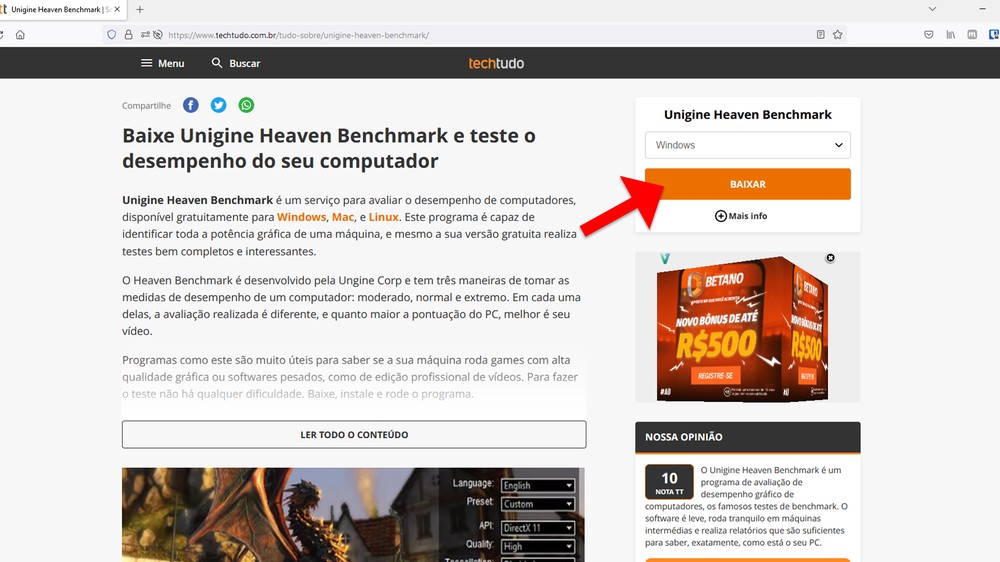 Como testar placa de vídeo? Aprenda a usar o software Heaven Benchmark