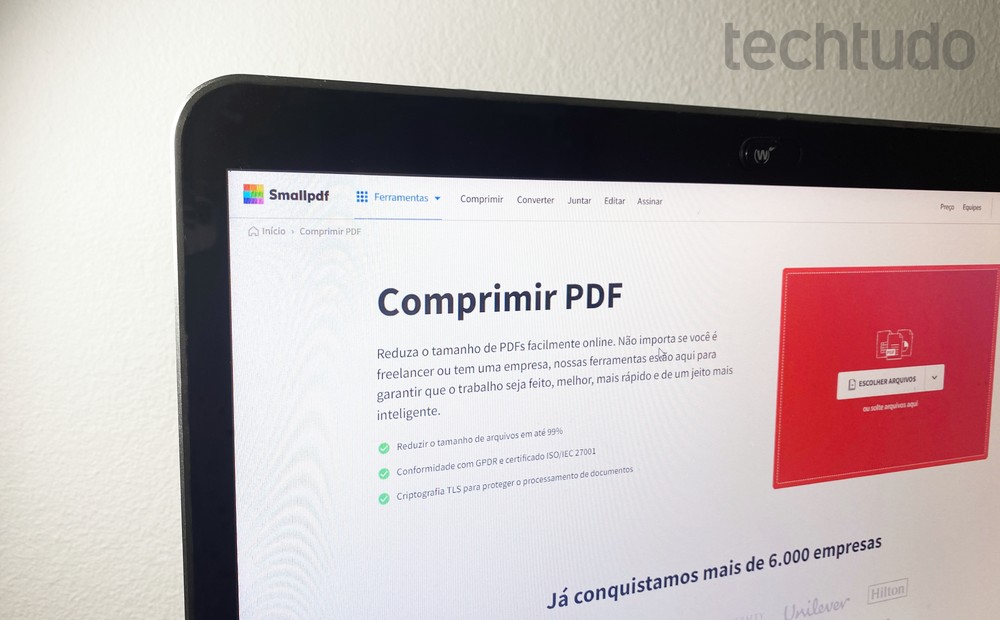 Como diminuir o tamanho de um arquivo PDF e comprimir um documento
