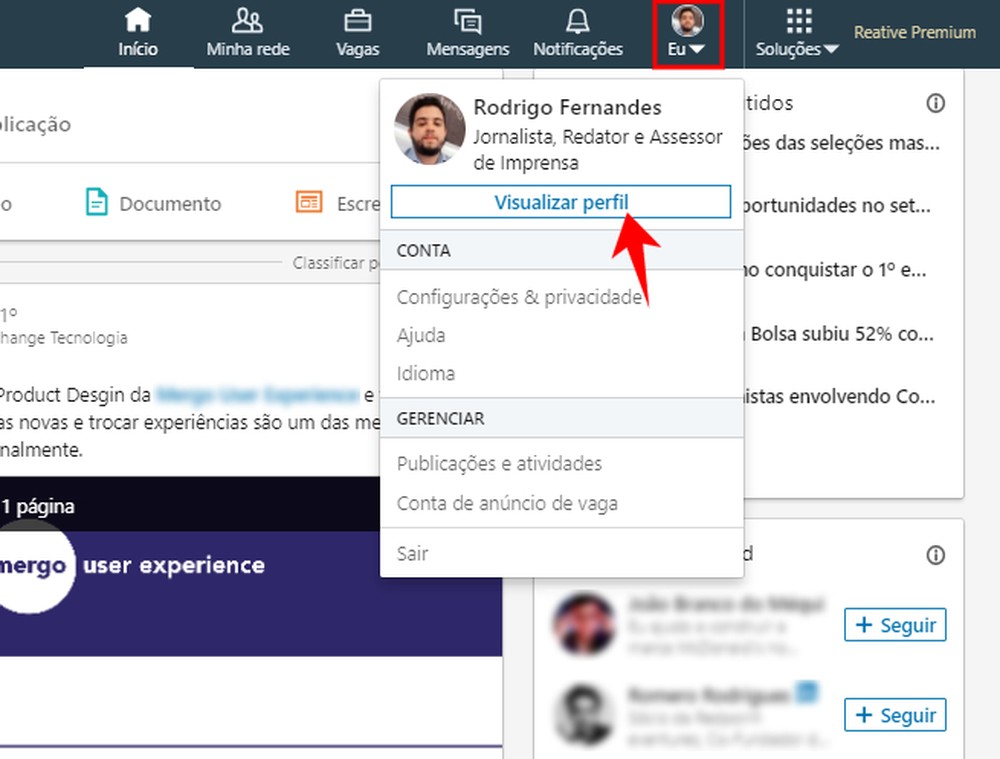 Como colocar 'Open to work' no LinkedIn para mostrar que procura emprego