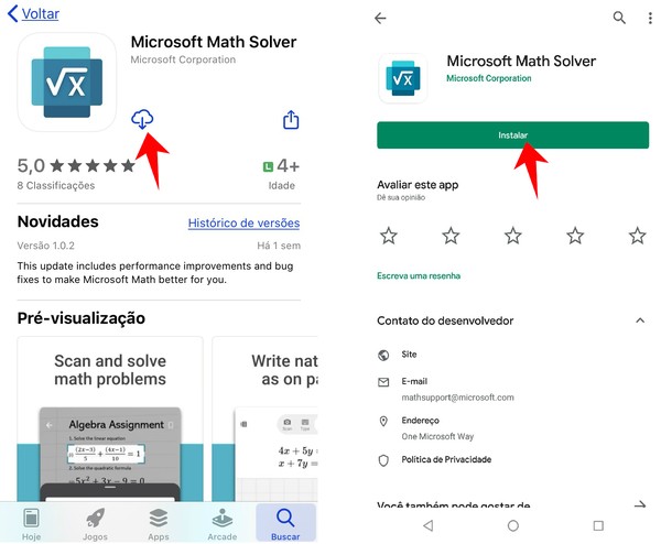 Aplicativo que resolve contas de matemática? Como usar o Microsoft Math ...