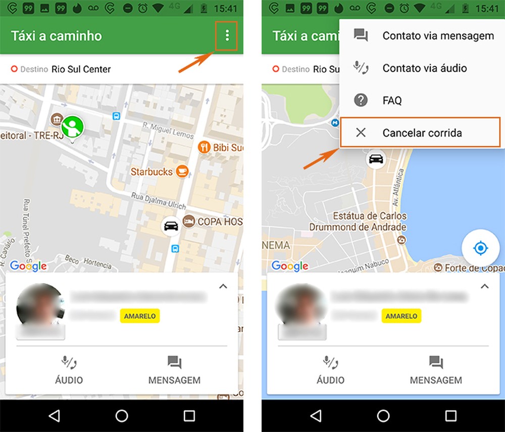 Cancelar corrida sem pagar taxa? Conheça as regras de Uber, Cabify e 99