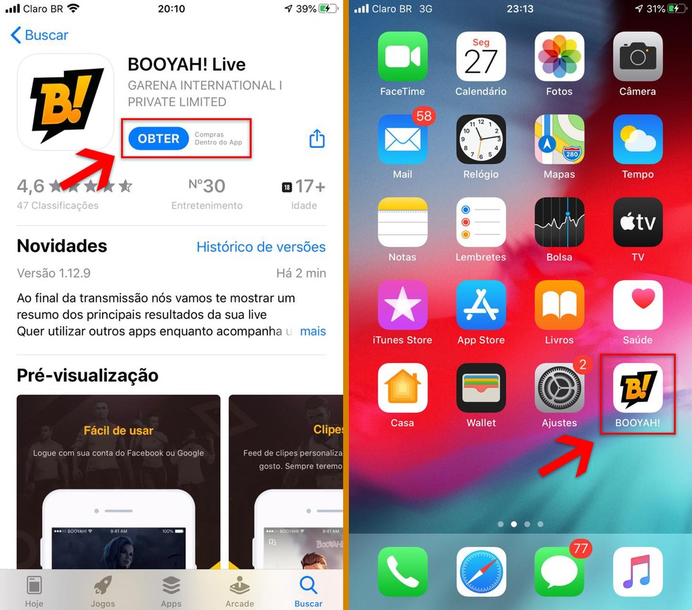 BOOYAH! Como baixar o app e usar plataforma de lives do Free Fire